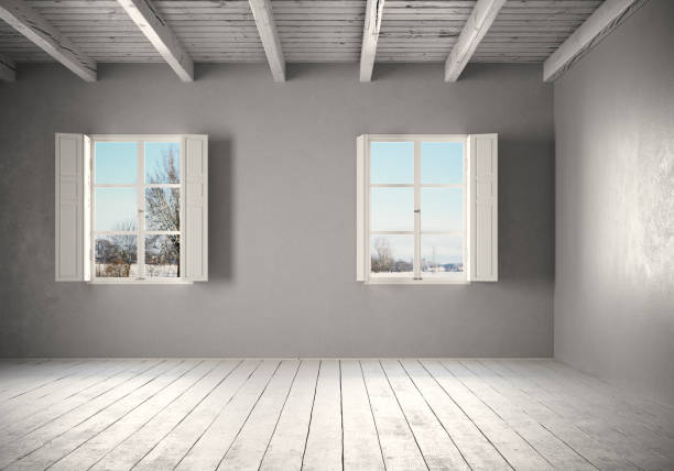 Free Stock Photo of Empty Room With Three Windows | Download Free ...
