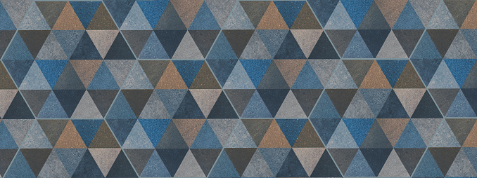 Abstract Blue Brown Triangular Cement Stone Mosaic Tiles Tile Mirror Or ... Abstract Blue Brown Triangular Cement Stone Mosaic Tiles Tile Mirror Or ...