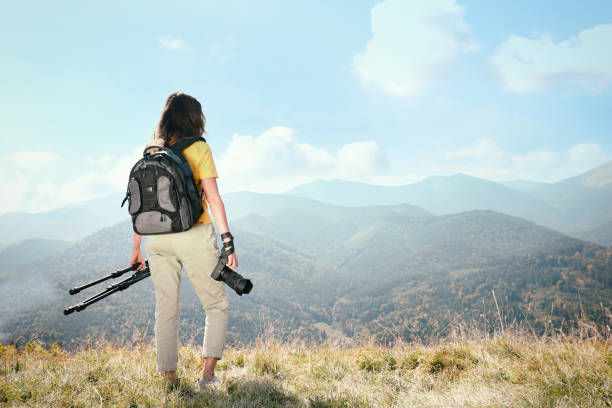 Free Stock Photo of Back side view of woman photographer | Download ...