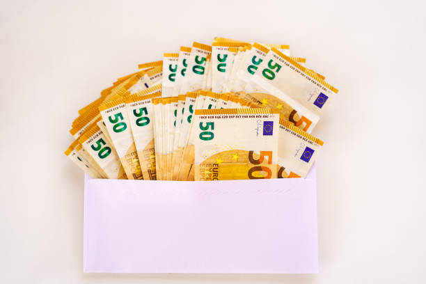 Free picture: White envelope with cash savings in it illustrating money ...