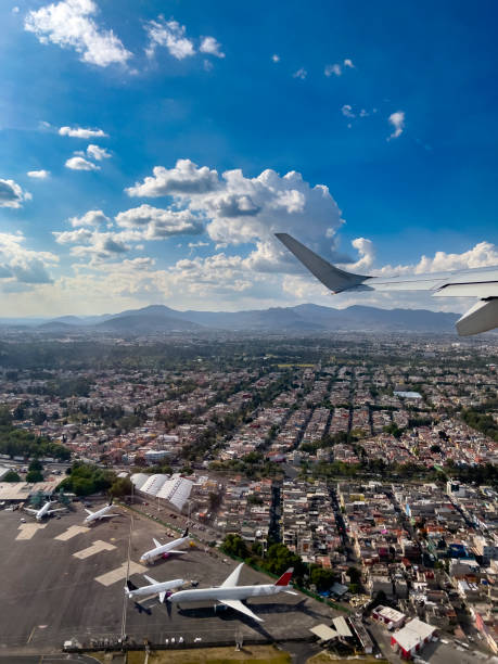 Free Stock Photo of A plane flying over a city | Download Free Images ...