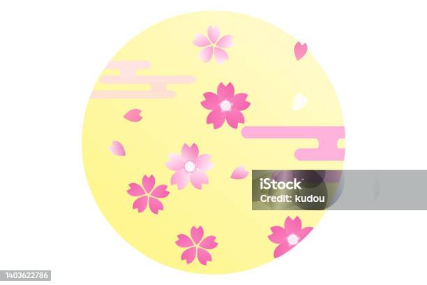 Bingkai Lingkaran Bunga Sakura Gaya Jepang Ilustrasi Stok - Unduh ... Bingkai Lingkaran Bunga Sakura Gaya Jepang Ilustrasi Stok - Unduh ...