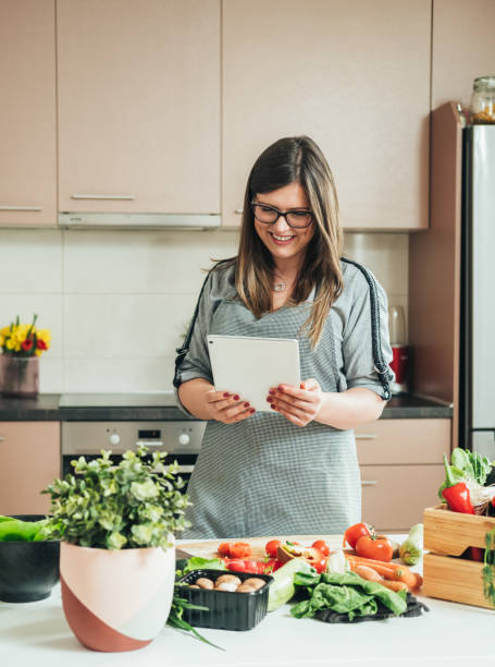 Free Stock Photo of Modern kitchen with tablet recipe holder | Download ...