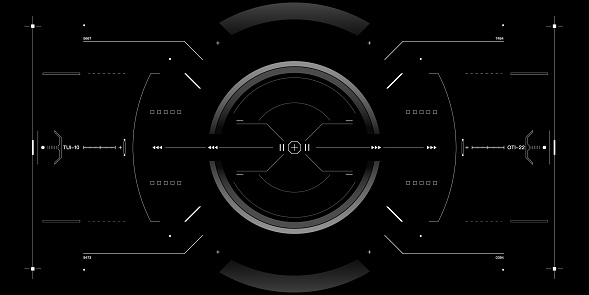 Antarmuka Hud Ui Digital Futuristik Gui Desain Simulasi Tampilan
