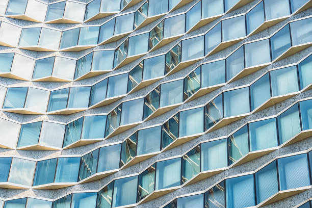 Free Stock Photo of Modern architectural building with repetitive ...