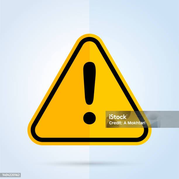 Icone De Point Dexclamation Signalisation En Triangle Signe De Danger ... Icone De Point Dexclamation Signalisation En Triangle Signe De Danger ...