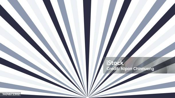 Sunburst Pattern Background Cool Tones 02 Stock Illustration Download