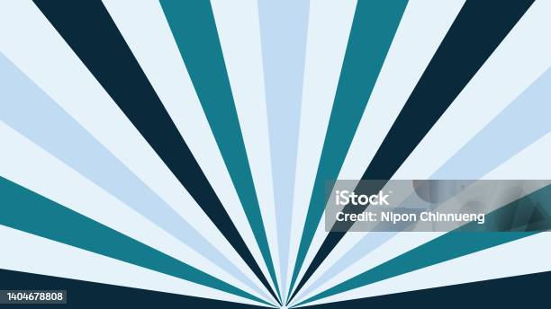 Sunburst Pattern Background Cool Tones 03 Stock Illustration Download
