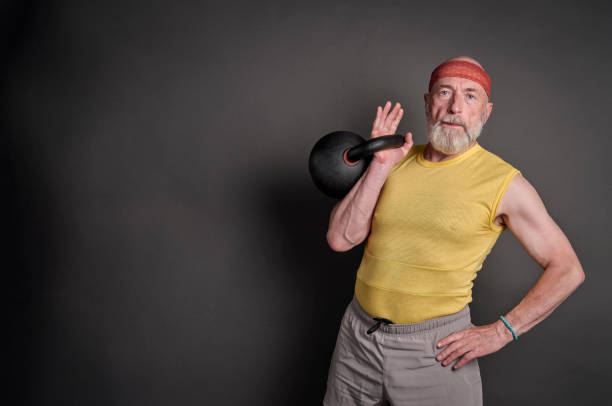 Free Stock Photo of Senior old man with dumbbell | Download Free Images ...