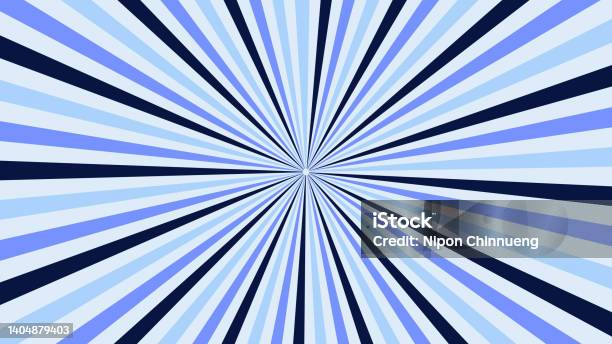 Sunburst Pattern Background Cool Tones 02 Stock Illustration Download
