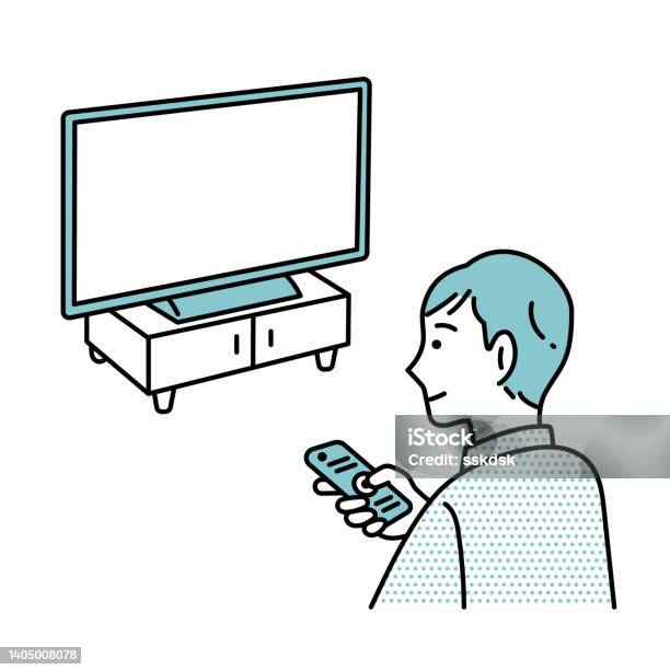 Ilustrasi Seorang Pria Menonton Tv Ilustrasi Stok - Unduh Gambar ... Ilustrasi Seorang Pria Menonton Tv Ilustrasi Stok - Unduh Gambar ...
