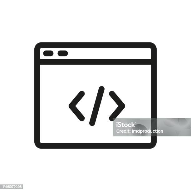 Code Window Vector Icon Coding Symbol Programming Code Application Icon ... Code Window Vector Icon Coding Symbol Programming Code Application Icon ...