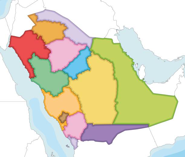 Al Qassim Political Map Of Al Qassim Map Of Saudi Arabia 47 Off