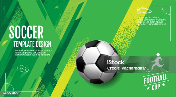 Desain Template Sepak Bola Spanduk Sepak Bola Desain Tata Letak