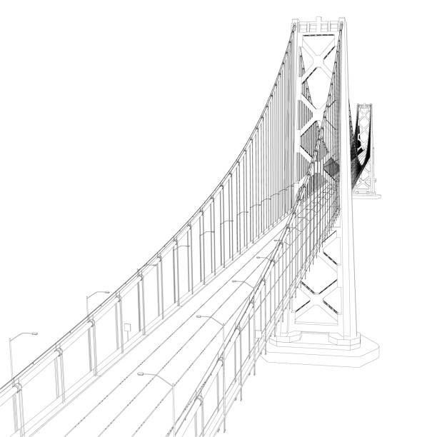 Free Stock Photo of A bridge with cables and wires | Download Free ...