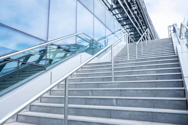 Free Stock Photo of Towering Building With Abundant Metal Stairs ...