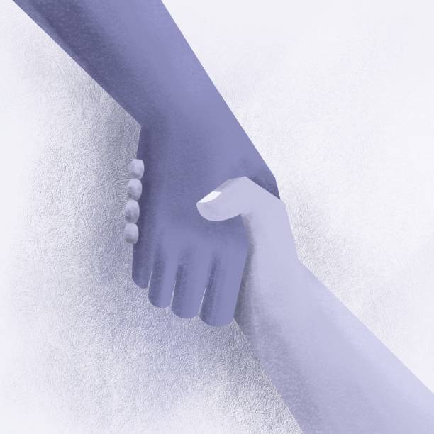160 Two Friends Holding Hands Drawing Stock Illustrations Royalty