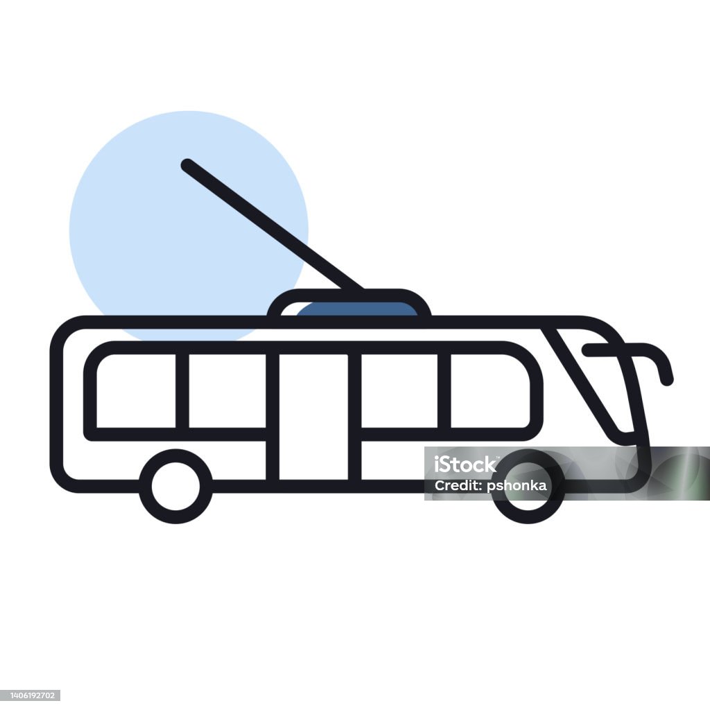 Trolley Oder Obus Flachvektorsymbol Stock Vektor Art und mehr Bilder ... Trolley Oder Obus Flachvektorsymbol Stock Vektor Art und mehr Bilder ...