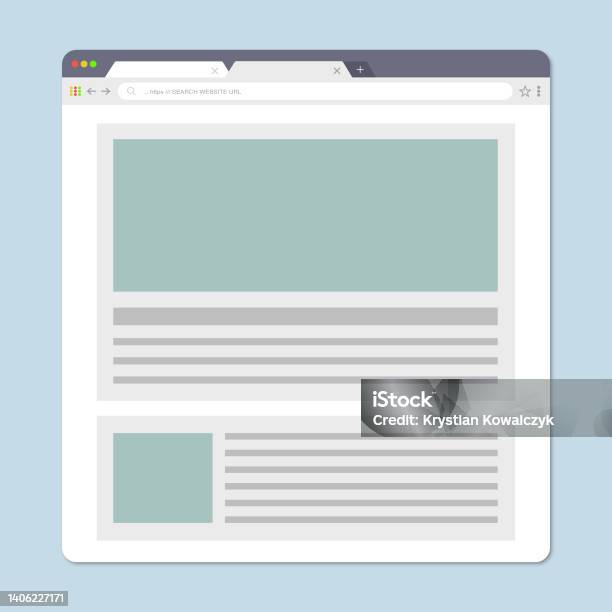 Web Pages Layout Internet Browser Windows With Website Elements ... Web Pages Layout Internet Browser Windows With Website Elements ...