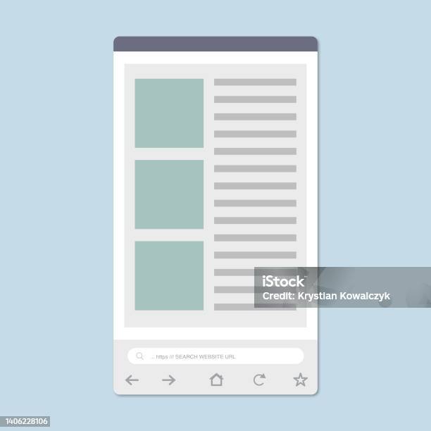 Web Pages Layout Internet Browser Windows With Website Elements ... Web Pages Layout Internet Browser Windows With Website Elements ...