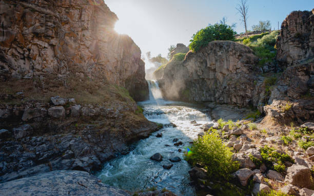 Free Stock Photo of Aerial View of Waterfall in Desert | Download Free ...