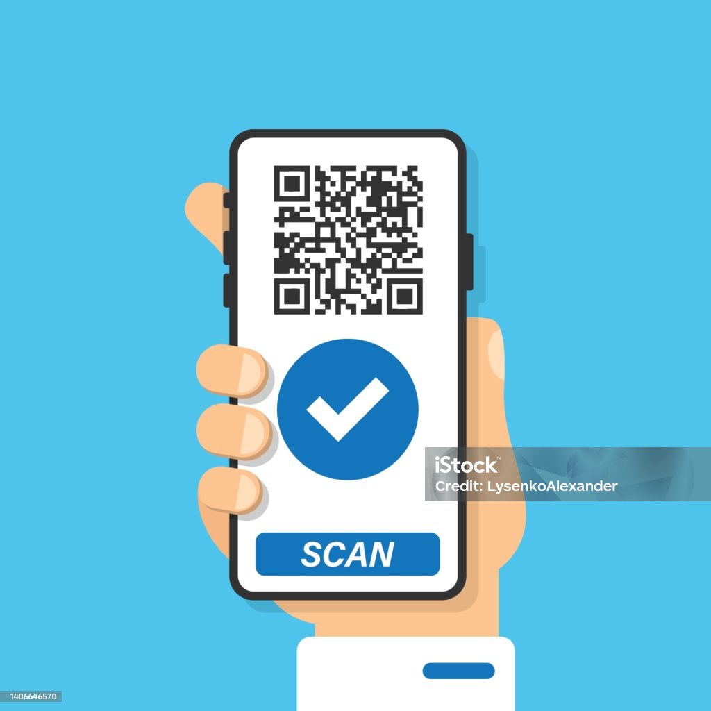 Ikona Skanowania Kodu Qr W Płaskim Stylu Ilustracja Wektorowa Skanująca ... Ikona Skanowania Kodu Qr W Płaskim Stylu Ilustracja Wektorowa Skanująca ...