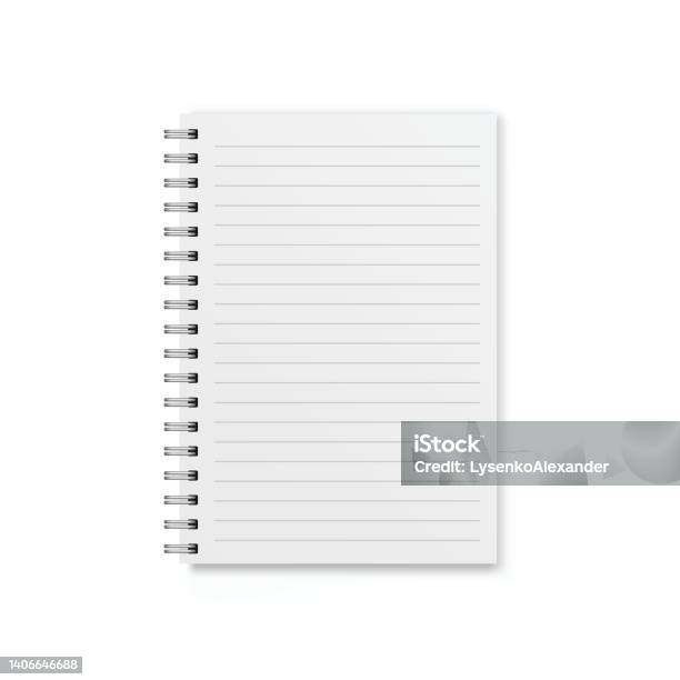 Icône De Blocnotes Dans Un Style Plat Illustration Vectorielle De