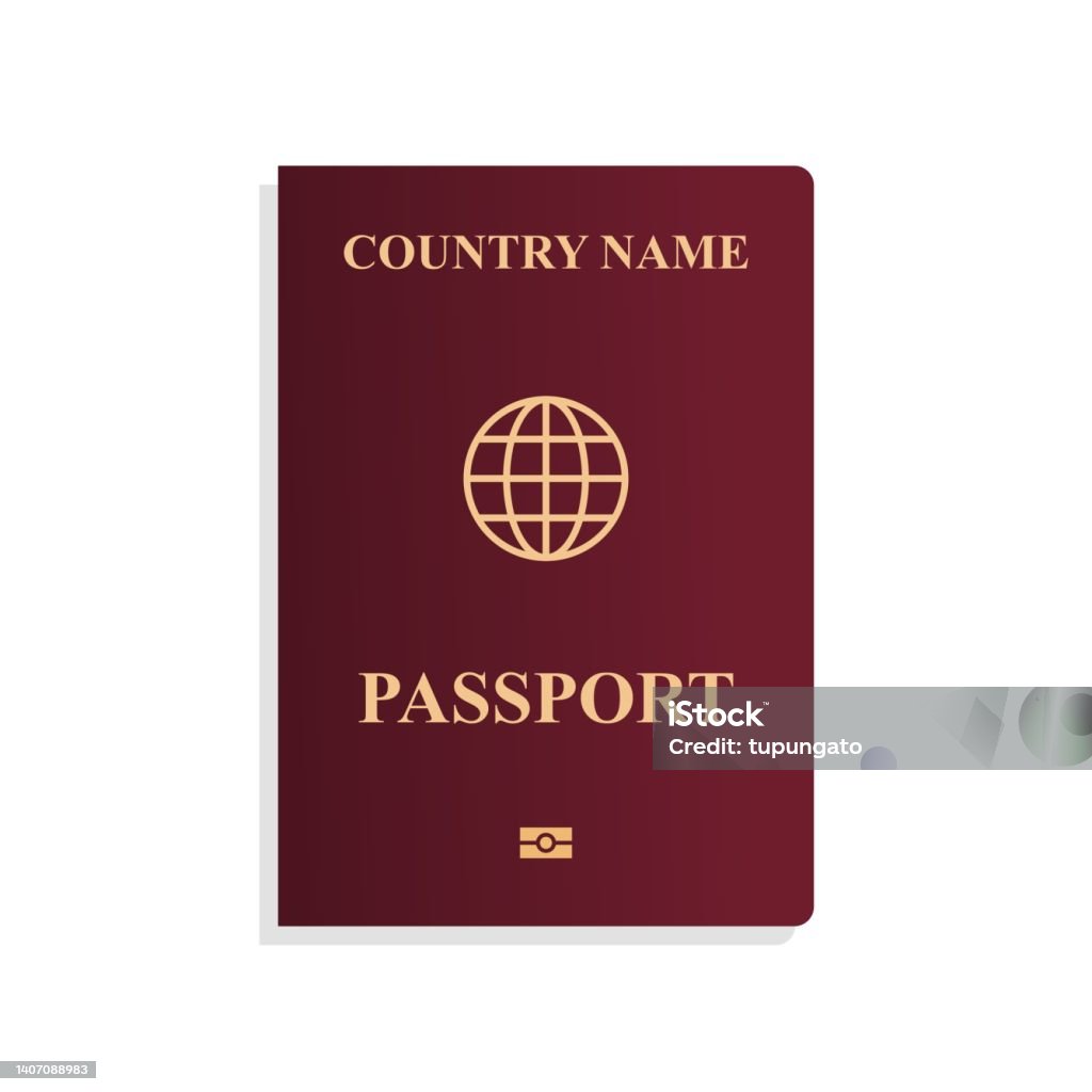 Passport Front Cover Template Stock Illustration Download Image Now