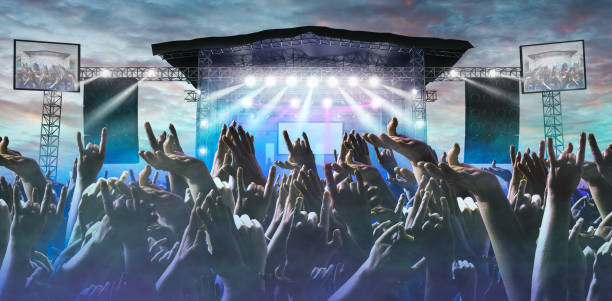 Free Stock Photo of Crowd of People Standing Around a Stage | Download ...