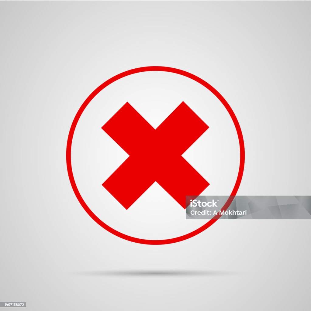 Error Cross Icon Stock Illustration - Download Image Now - Letter X ... Error Cross Icon Stock Illustration - Download Image Now - Letter X ...