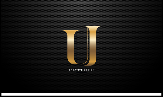Lettre Abstraite Moderne Uj Design De Luxe Ju Vecteur Dicône Minimal