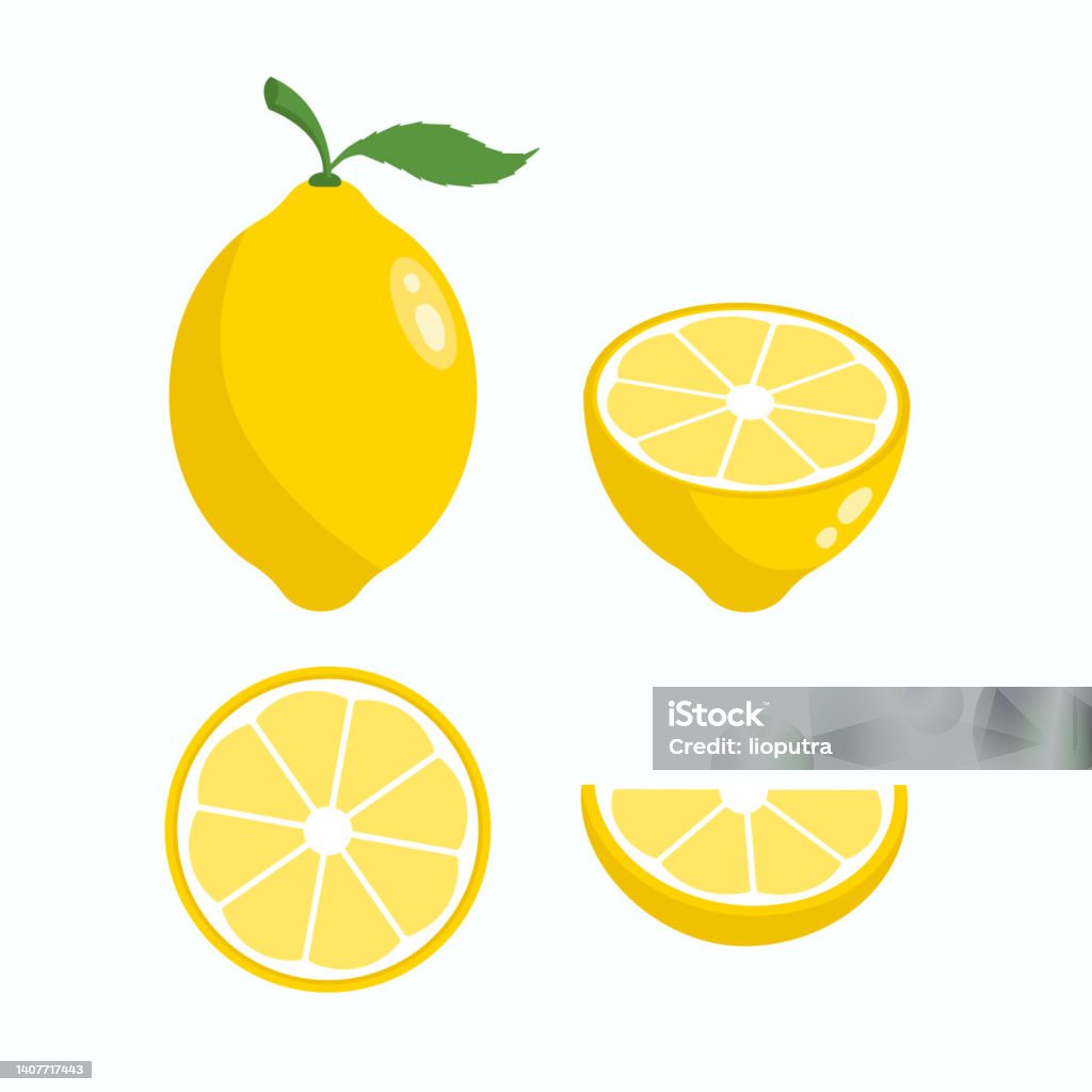 Buah Lemon Segar Kumpulan Ilustrasi Vektor Ilustrasi Stok Unduh Gambar Sekarang Bagian Dari