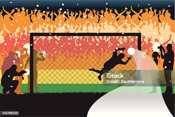 Soccer Playergoalkeeper 경쟁에 대한 스톡 벡터 아트 및 기타 이미지 경쟁 골 스포츠 장비 골인