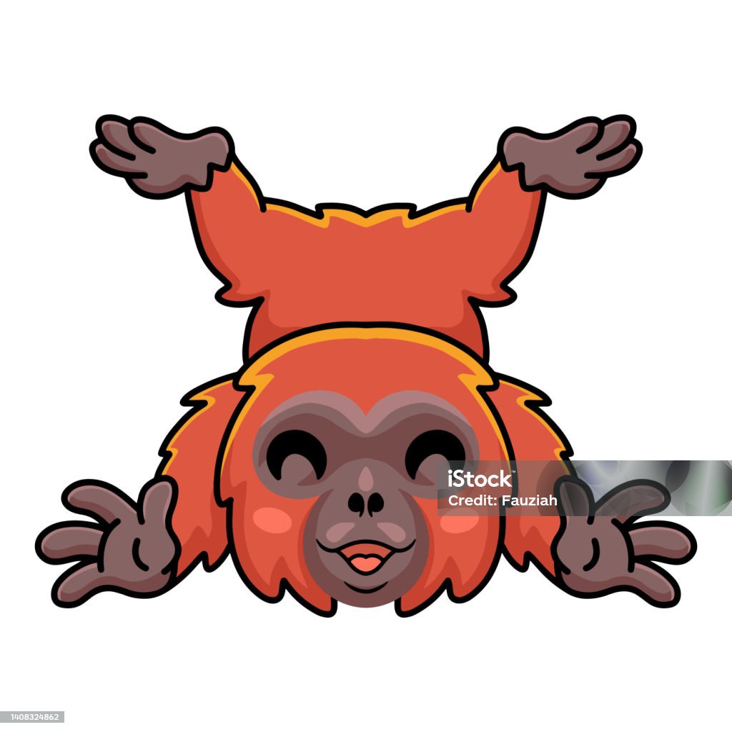 Kartun Orangutan Kecil Yang Lucu Berpose Ilustrasi Stok - Unduh Gambar ... Kartun Orangutan Kecil Yang Lucu Berpose Ilustrasi Stok - Unduh Gambar ...