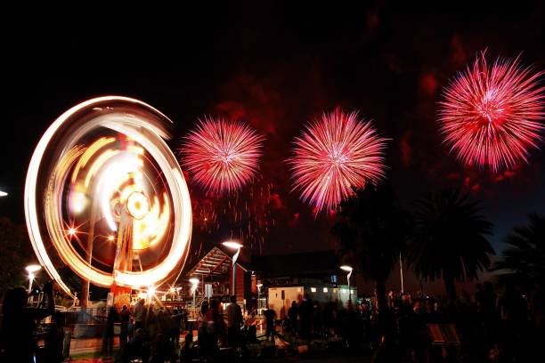 Free picture: fireworks, perth, sky, show