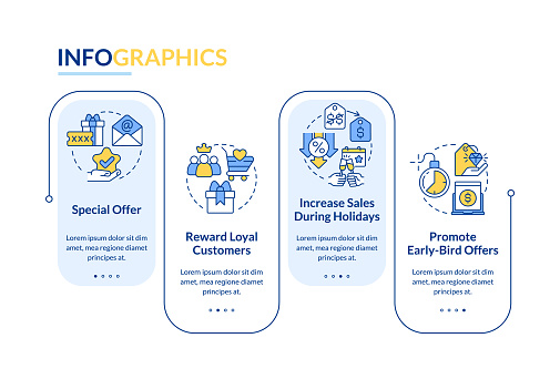 Kebijakan Diskon Templat Infografis Persegi Panjang Ilustrasi Stok ... Kebijakan Diskon Templat Infografis Persegi Panjang Ilustrasi Stok ...