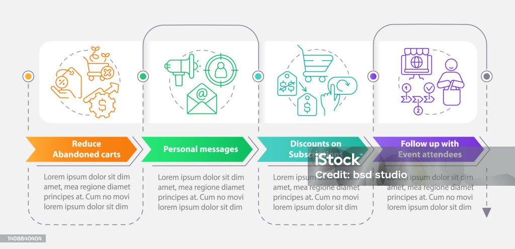 Discount Strategy Rectangle Infographic Template Stock Illustration ... Discount Strategy Rectangle Infographic Template Stock Illustration ...