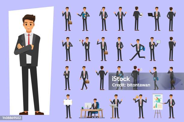 Pengusaha Kartun Memakai Set Karakter Jas Ilustrasi Vektor Ilustrasi ... Pengusaha Kartun Memakai Set Karakter Jas Ilustrasi Vektor Ilustrasi ...