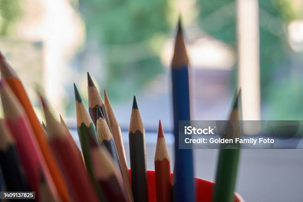 Pensil Warna Untuk Menggambar Dan Mewarnai Dengan Latar Belakang Putih
