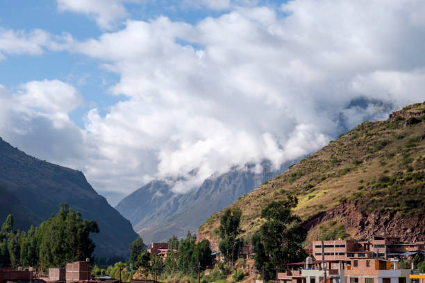 Free picture: panorama, valley, town, Peru, mountains, landscape, range ...