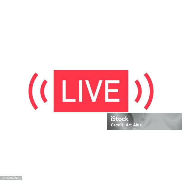 Tombol Streaming Langsung Berwarna Merah Tombol Vektor Modern Diisolasi ... Tombol Streaming Langsung Berwarna Merah Tombol Vektor Modern Diisolasi ...
