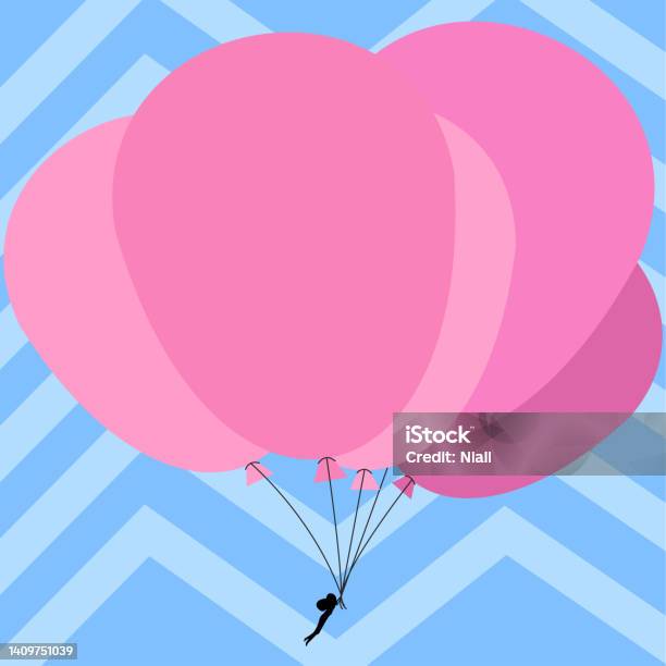 Pria Memegang Balon Menggambar Terbang Di Sekitar Balon Warnawarni