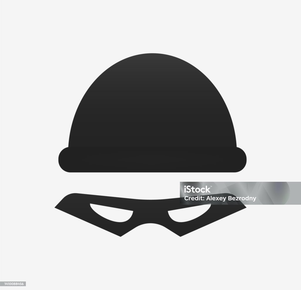 Black Bandit Hat With Mask Stock Illustration Download Image Now