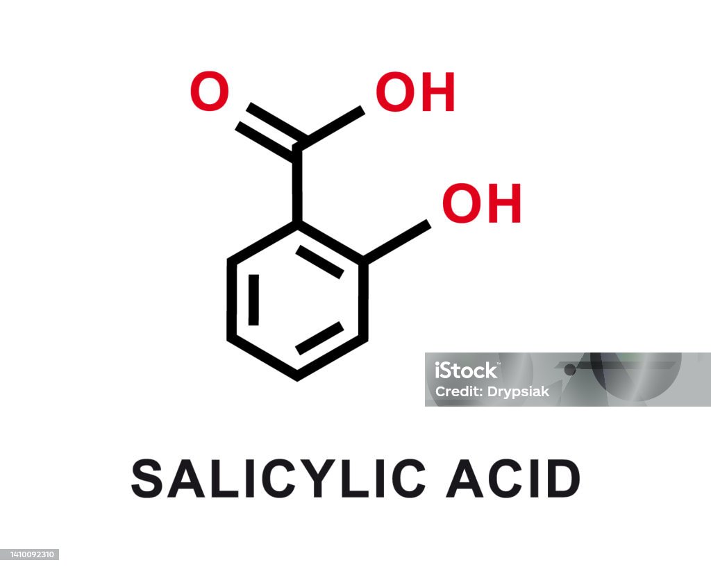Formula Kimia Asam Salisilat Struktur Molekul Kimia Asam Salisilat