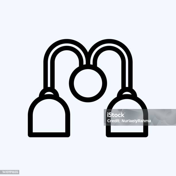 Icon Appliques Murales Convient Pour Le Symbole De La Maison Style De