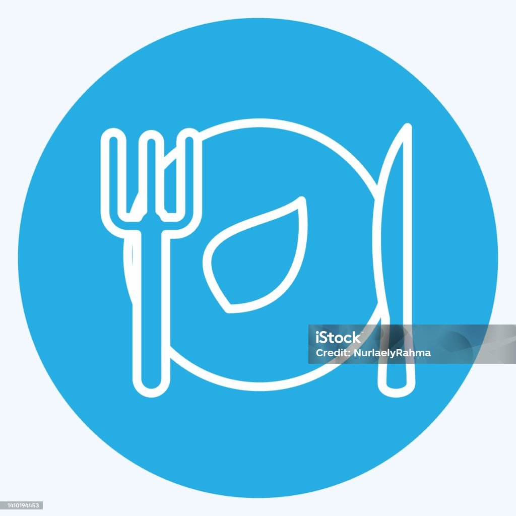 Ikon Makanan Sehat Cocok Untuk Simbol Sehat Gaya Mata Biru Desain ... Ikon Makanan Sehat Cocok Untuk Simbol Sehat Gaya Mata Biru Desain ...