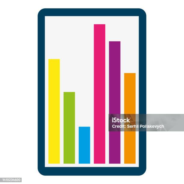 Analisis Pasar Laporan Infografis Keuangan Ilustrasi Vektor Gambar Stok