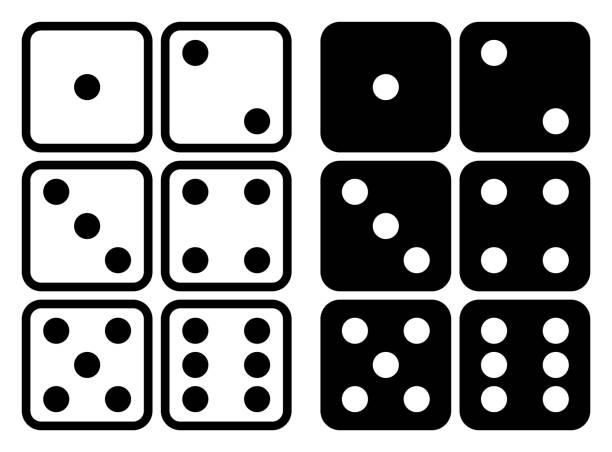 Dice Clip Art Black And White