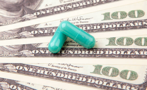 Free Stock Photo of Stack of Pills on Top of a Hundred Dollar Bill ...