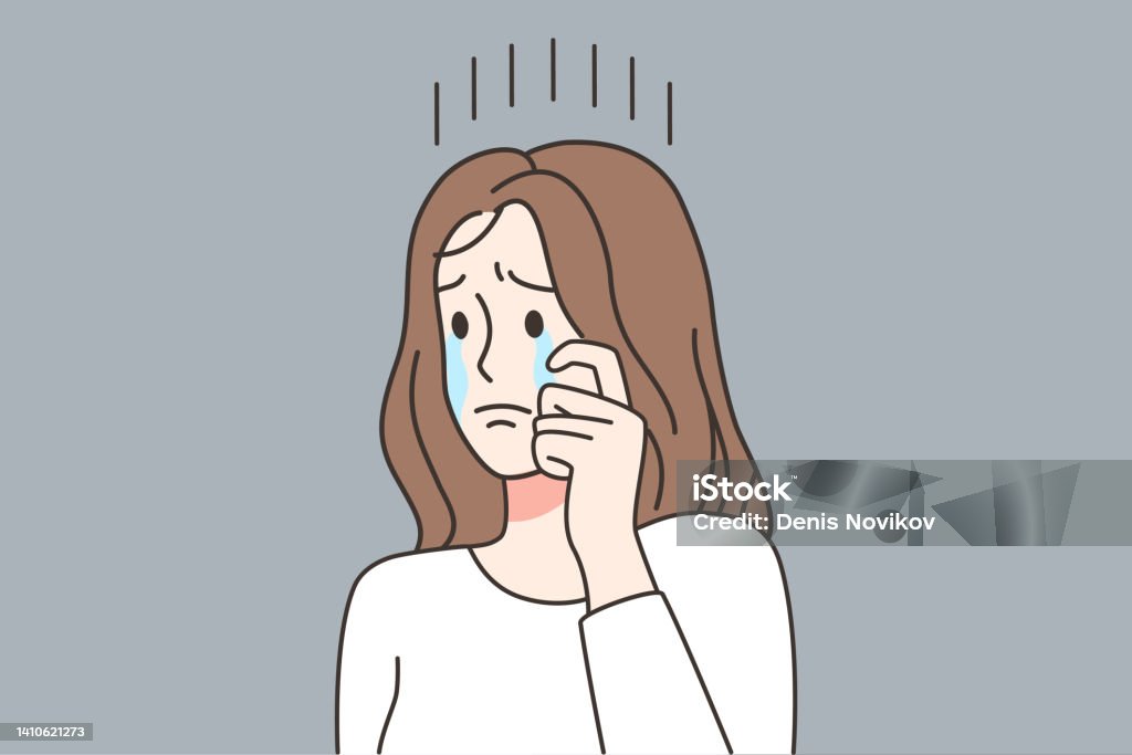 Wanita Yang Tidak Bahagia Merasa Stres Menangis Ilustrasi Stok - Unduh ... Wanita Yang Tidak Bahagia Merasa Stres Menangis Ilustrasi Stok - Unduh ...